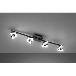 Fischer & Honsel Ray Deckenleuchte LED Schwarz, 4-flammig
