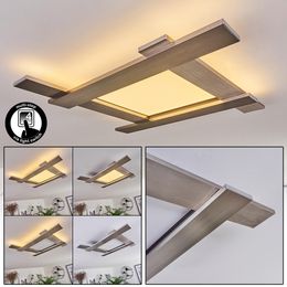hofstein Cuchara Deckenleuchte LED Nickel-Matt, 1-flammig