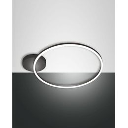 Fabas Luce Giotto Deckenleuchte LED Schwarz, 1-flammig