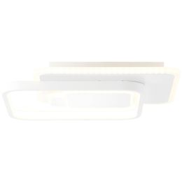 BRILLIANT LEUCHTEN Brilliant Geron Deckenleuchte LED Wei&szlig;, 1-flammig