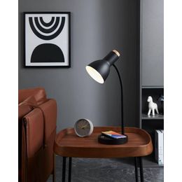 Eglo Leuchten Eglo VERADAL-QI Tischleuchte LED Braun, Schwarz, 1-flammig
