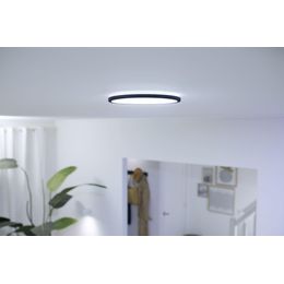 Philips WiZ Super Slim Deckenleuchte LED Schwarz, 1-flammig