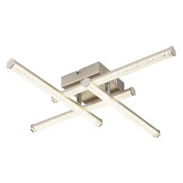 Globo Kirina Deckenleuchte LED Nickel-Matt, 1-flammig