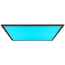 BRILLIANT LEUCHTEN Brilliant Abie Deckenpanel LED Schwarz, 1-flammig, Fernbedienung