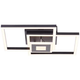 BRILLIANT LEUCHTEN Brilliant Bray Deckenleuchte LED Schwarz, Wei&szlig;, 1-flammig