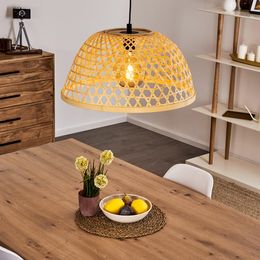 hofstein Florerrcia H&auml;ngeleuchte Schwarz, 1-flammig