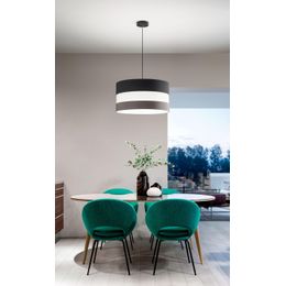 Fabas Luce Arona Pendelleuchte Schwarz, 3-flammig