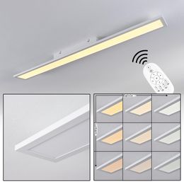 hofstein Nexo LED Panel Wei&szlig;, 1-flammig, Fernbedienung