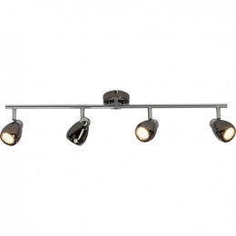 BRILLIANT LEUCHTEN Brilliant MILANO Deckenleuchte LED Chrom, Schwarz, 4-flammig