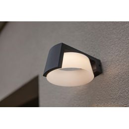 Lutec Moon Au&szlig;enwandleuchte LED Anthrazit, 1-flammig