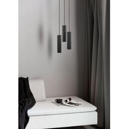 Nordlux TILO Pendelleuchte Schwarz, 3-flammig