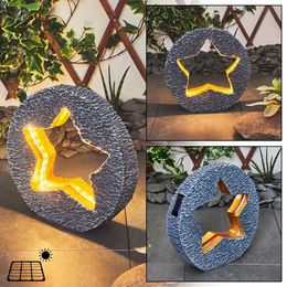 hofstein Siviri Solarleuchte LED Bronze, Grau, 48-flammig