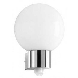 CMD Aqua Ball Wandleuchte Edelstahl, 1-flammig, Bewegungsmelder