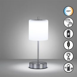 FHL easy Riva Tischleuchte LED Nickel-Matt, 1-flammig
