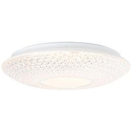 BRILLIANT LEUCHTEN Brilliant Nunya Deckenleuchte LED Chrom, Wei&szlig;, 1-flammig