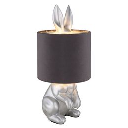 Globo Rabbit Tischleuchte Silber, 1-flammig