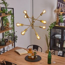 hofstein Novilleros H&auml;ngeleuchte Messing, 8-flammig