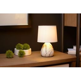 Lucide MARMO Tischleuchte Marmorfarbig, 1-flammig