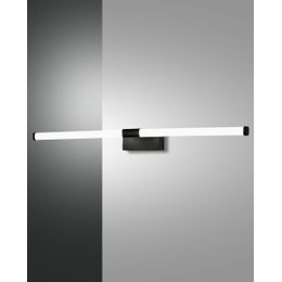 Fabas Luce Ago Spiegelleuchte LED Schwarz, 1-flammig