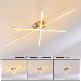 hofstein Tornio Deckenleuchte LED Nickel-Matt, 3-flammig