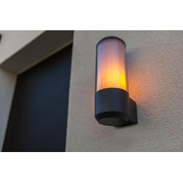 Lutec Heros Au&szlig;enwandleuchte Anthrazit, 1-flammig