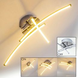 hofstein Hotchkiss Deckenleuchte LED Chrom, 1-flammig
