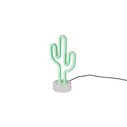 REALITY CACTUS Tischleuchte LED Wei&szlig;, 1-flammig