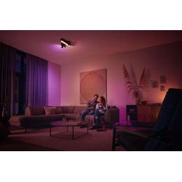 Philips HUE Centris Deckenleuchte LED Schwarz, 3-flammig, Farbwechsler