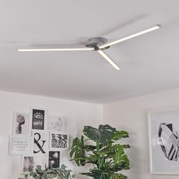 hofstein Mohlin Deckenleuchte LED Nickel-Matt, 3-flammig