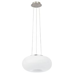 Eglo Leuchten EGLO connect OPTICA-C Hängeleuchte LED Nickel-Matt, 1-flammig, Farbwechsler