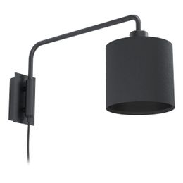 Eglo Leuchten Eglo STAITI Wandleuchte Schwarz, 1-flammig