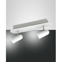 Fabas Luce Spotty Deckenleuchte LED Wei&szlig;, 2-flammig