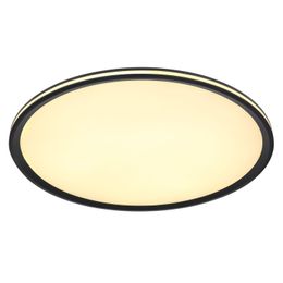 Globo BELISSA Deckenpanel LED Schwarz, 1-flammig