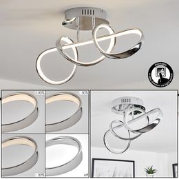 hofstein Dauntey Deckenleuchte LED Chrom, 1-flammig