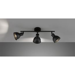 Fischer & Honsel Speedy Deckenleuchte Schwarz, 3-flammig