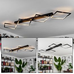 hofstein Kanchung Deckenleuchte LED Schwarz, 1-flammig