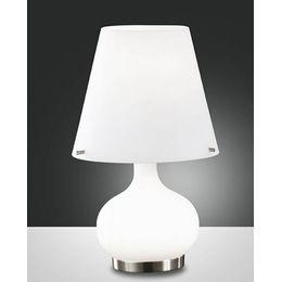 Fabas Luce ADE Tischleuchte Nickel-Matt, 2-flammig
