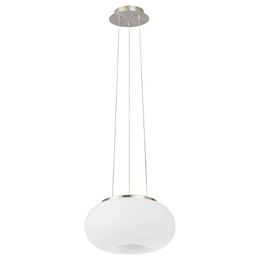 Eglo Leuchten EGLO connect OPTICA-C Hängeleuchte LED Nickel-Matt, 1-flammig, Farbwechsler