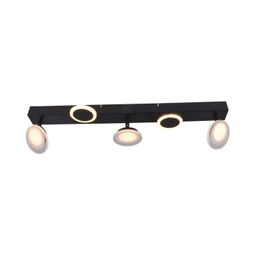 BRILLIANT LEUCHTEN Brilliant Meriza Deckenleuchte LED Schwarz, 3-flammig