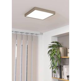 Eglo Leuchten Eglo FUEVA Deckenleuchte LED Nickel-Matt, 1-flammig