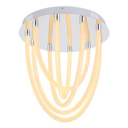 Globo KAIA Deckenleuchte LED Chrom, 1-flammig