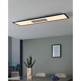 Eglo Leuchten Eglo BORDONARA Deckenpanel LED Schwarz, Wei&szlig;, 1-flammig, Fernbedienung