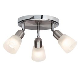 BRILLIANT LEUCHTEN Brilliant Bethany Spotrondell LED Chrom, 3-flammig