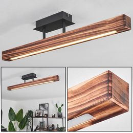 hofstein Barron Deckenleuchte LED Schwarz, 1-flammig