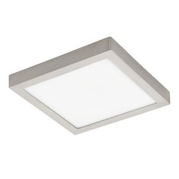 Eglo Leuchten Eglo FUEVA-C Deckenleuchte LED Nickel-Matt, 1-flammig, Farbwechsler