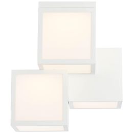 BRILLIANT LEUCHTEN Brilliant Cubix Deckenleuchte LED Wei&szlig;, 1-flammig