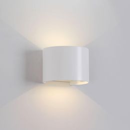 Mantra DAVOS Au&szlig;enwandleuchte LED Wei&szlig;, 1-flammig