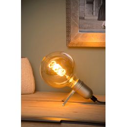 Lucide PUKKI Tischlampe Gold, 1-flammig