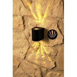 Nordlux CANTO Au&szlig;enwandleuchte LED Schwarz, 2-flammig