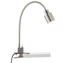 BRILLIANT LEUCHTEN Brilliant Andres Klemmleuchte LED Silber, 1-flammig